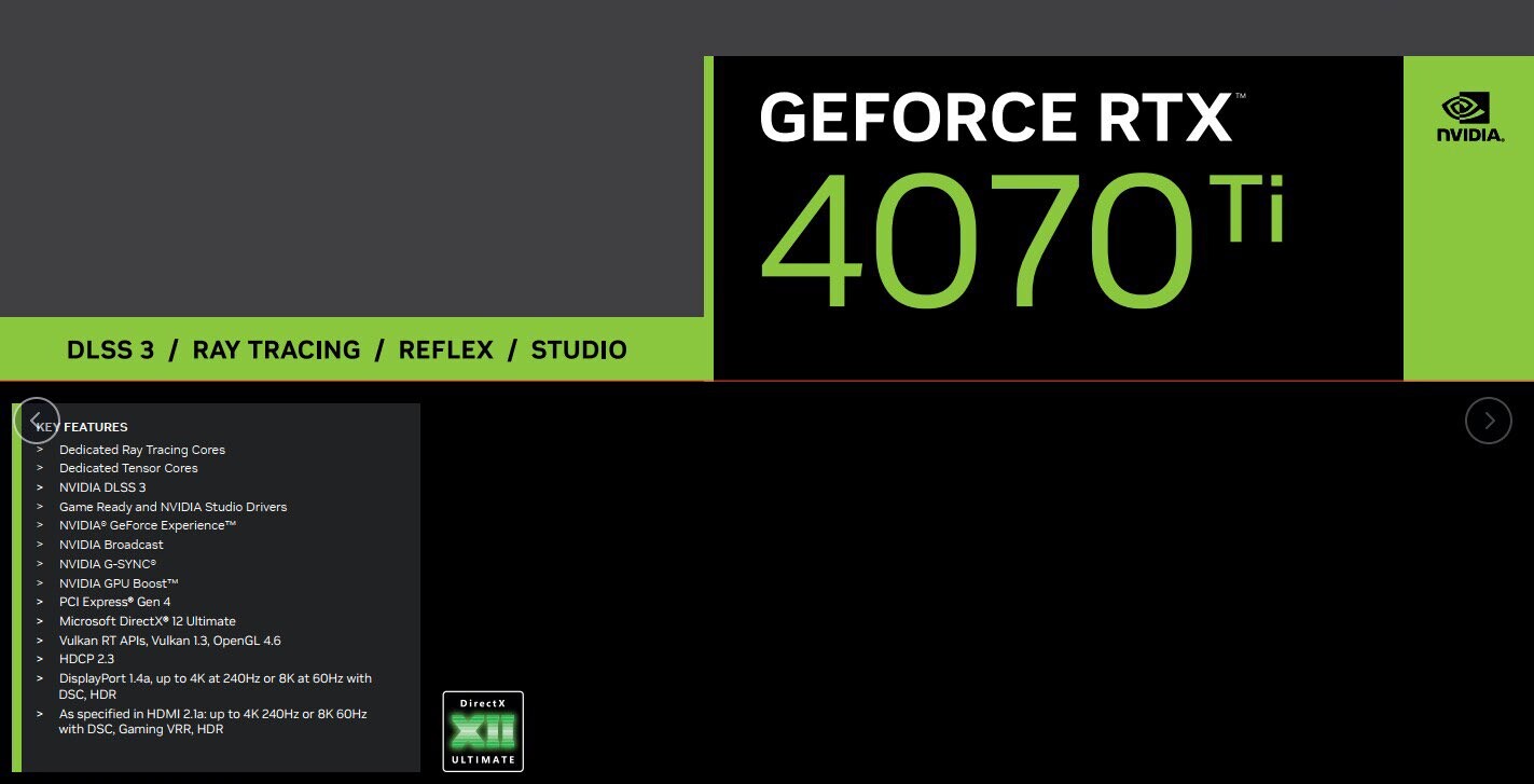 NVIDIA GeForce RTX 4070 Ti - что известно? - CYBER STATE новости технологий